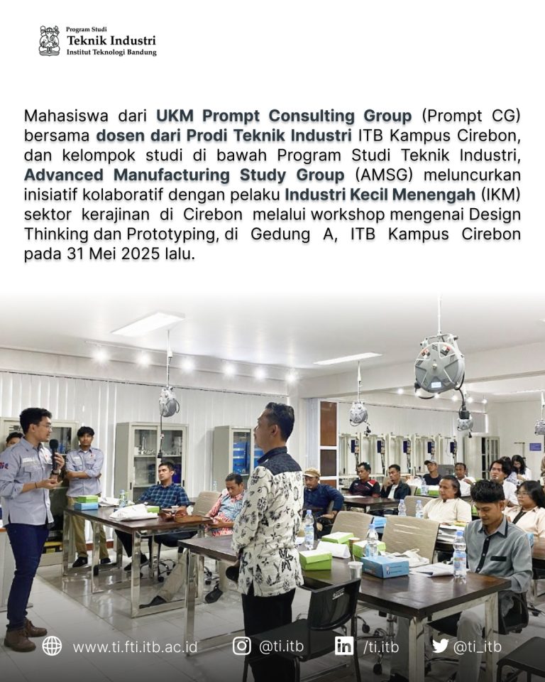 Workshop Design Thinking dan Prototyping – Program Sarjana Teknik Industri